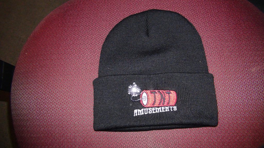 BEANIE HAT with Embroidered TNT Amusements Logo | TNT Amusements Store